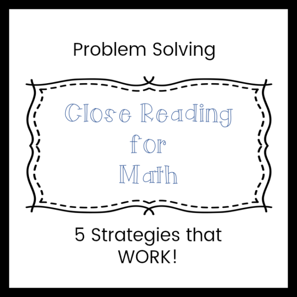 Close Reading for Math - iPohly INC