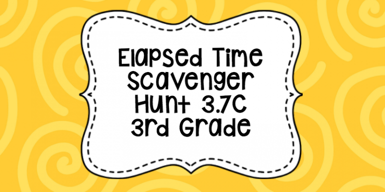 Elapsed Time Scavenger Hunt 3.7C - iPohly INC