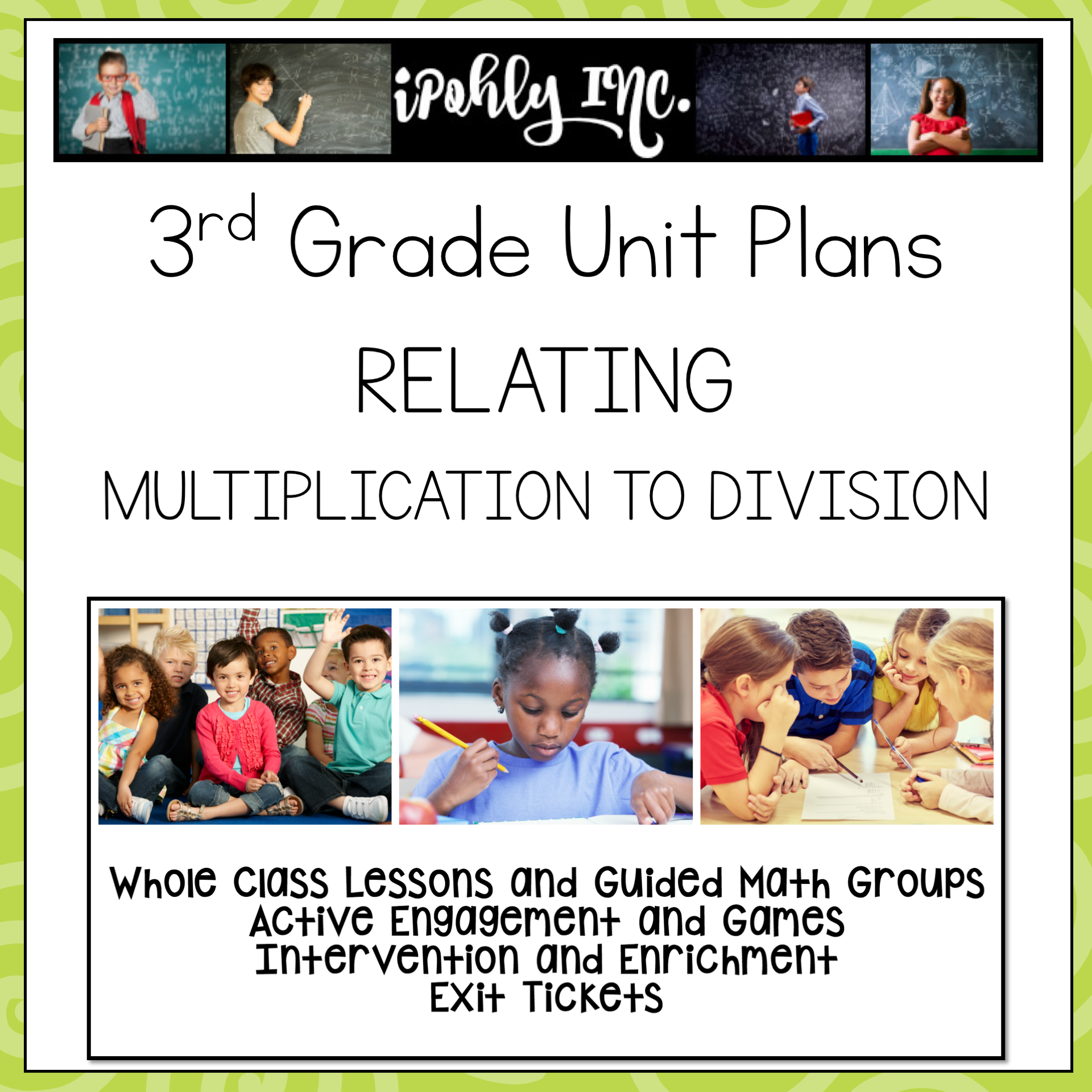 Relating Multiplication To Division 3rd Grade Math Lesson Plans 3 4K 3 