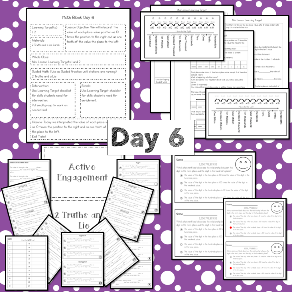 Place Value of Whole Numbers and Decimals 4.2A 4.2B 4.2C 4.2E 4.2F 4.2H ...