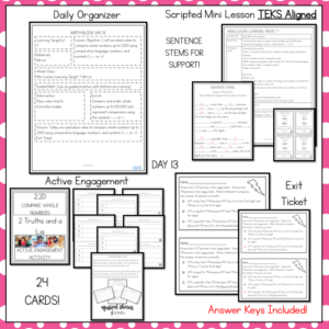 2nd Grade Lesson Plans Foundations of Number 2.2A 2.2B 2.2C 2.2D 2.2E 2 ...